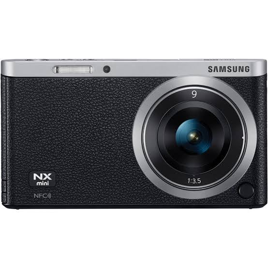 Samsung NX Mini Digital Smart Camera 20.5MP 9mm Lens WiFi NFC (used ...